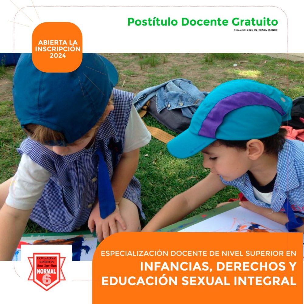 Especialización Docente De Nivel Superior En Infancias Derechos Y